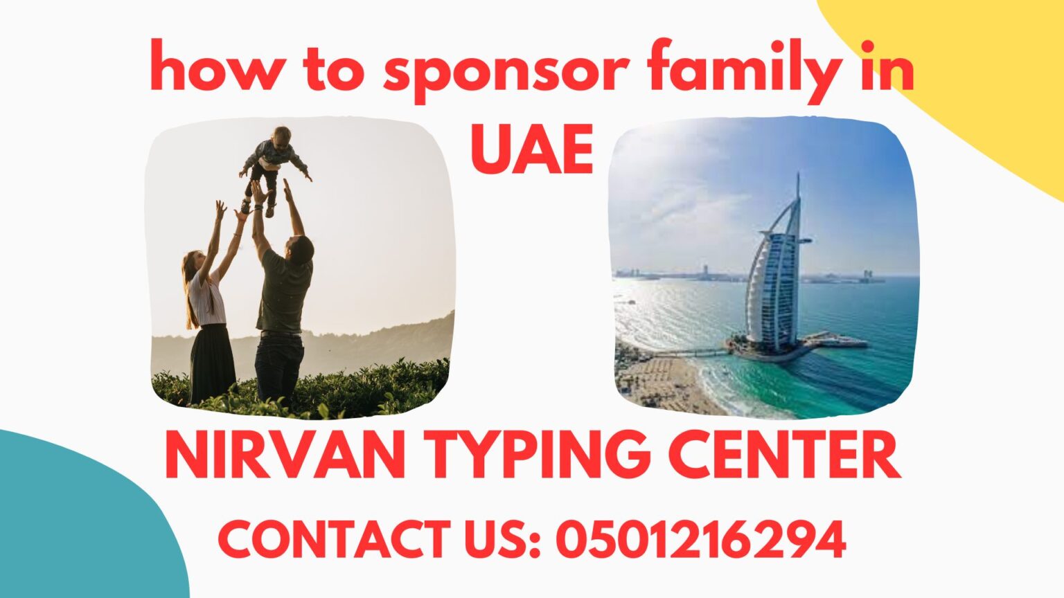 how to sponsor family in UAE - TYPING CENTER IN ABU DHABI